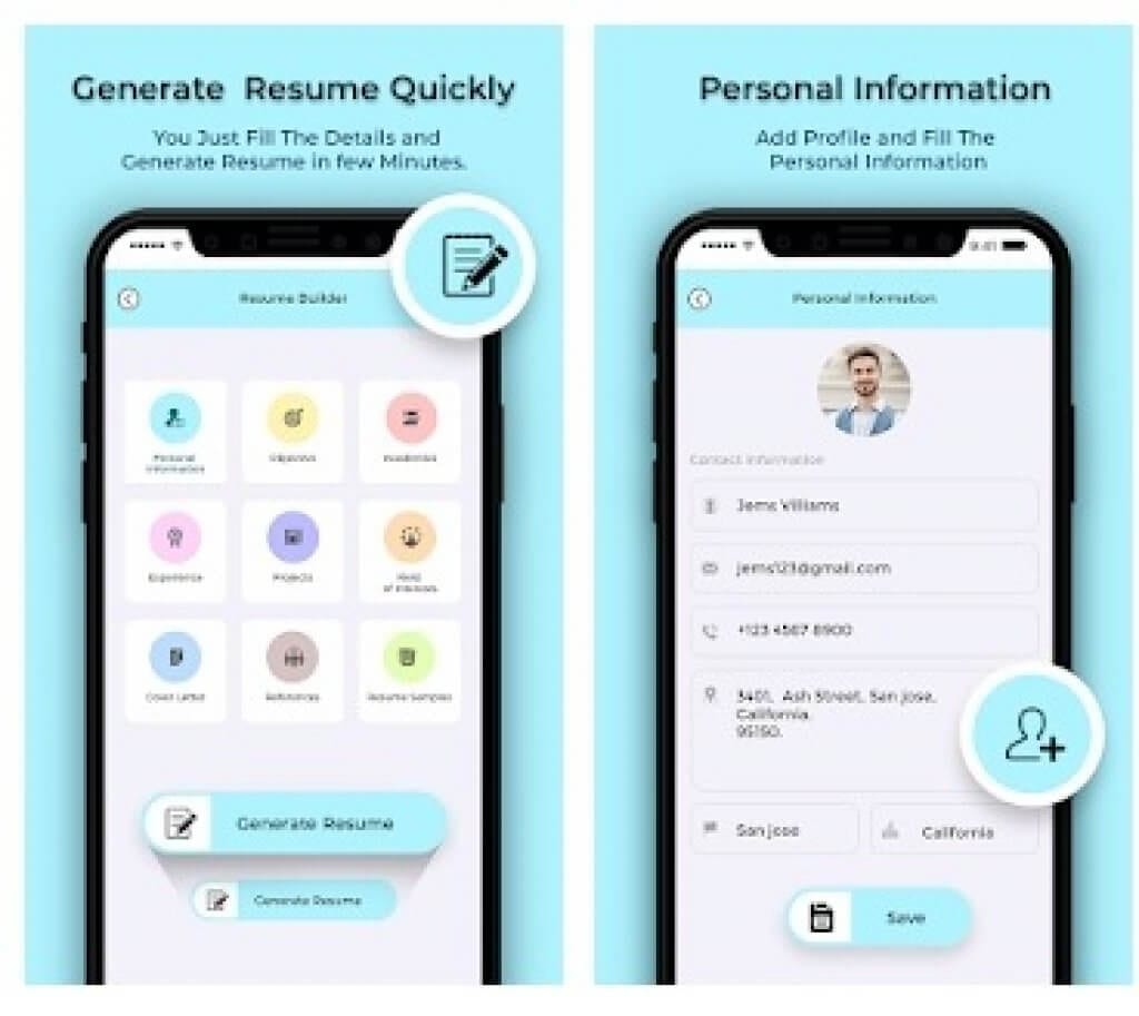 8 best resume apps free download + bonus | Free apps for Android and iOS