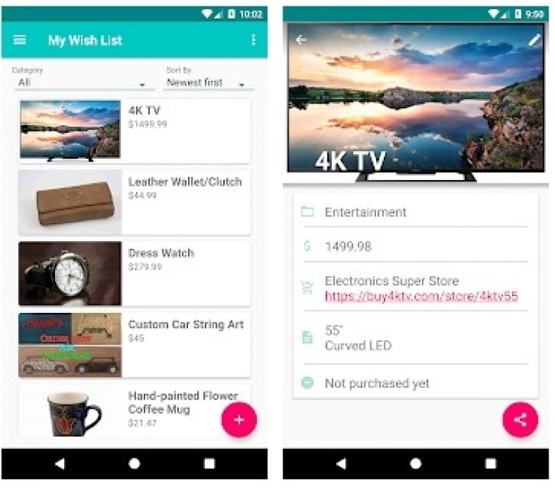 15 Best free wishlist apps for Android and iOS | Free apps for Android ...