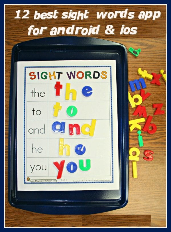 12 Best sight words apps for Android & iOS | Free apps for Android and iOS