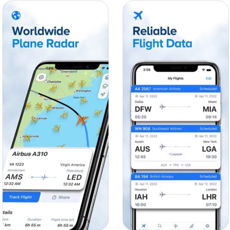 11 Best Flight Tracker Apps for iOS & Android | Freeappsforme - Free ...