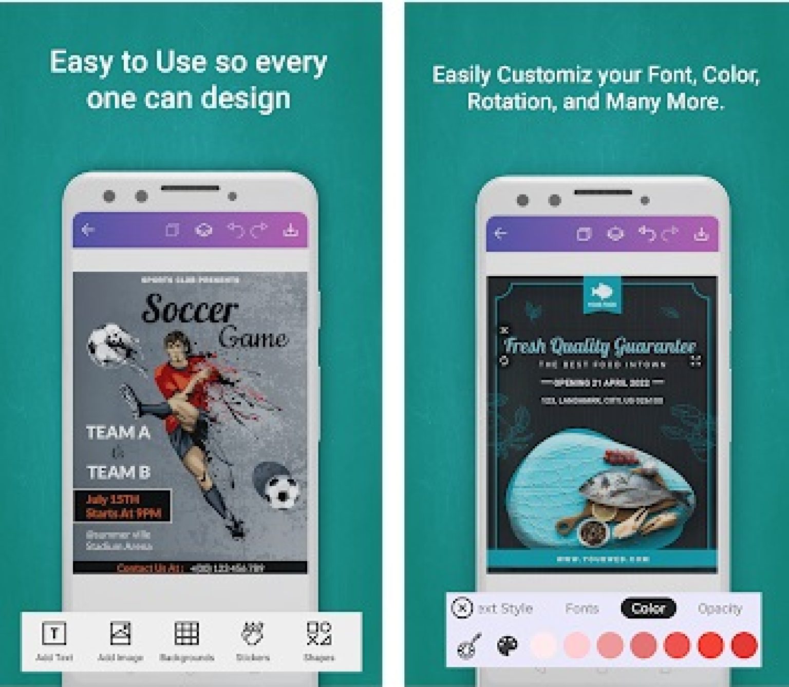 11 Free apps to make posters for Android & iOS | Free apps for Android ...