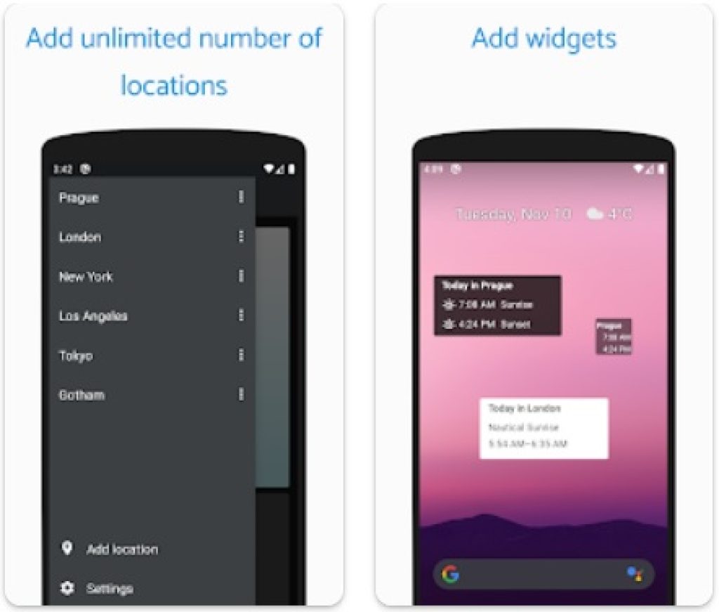 12 Best apps for calculating sunrise and sunset times (Android & iOS ...