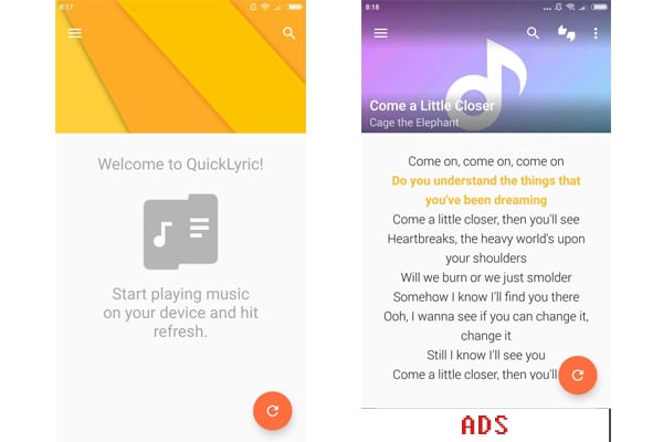 11 Best offline lyrics apps for Android & iOS | Free apps for Android ...