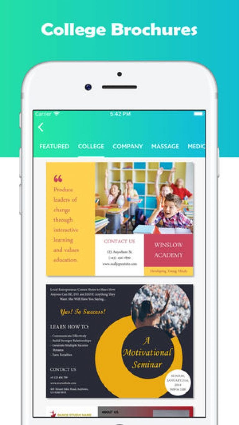 7 Best apps to create brochures on Android & iOS | Freeappsforme - Free ...