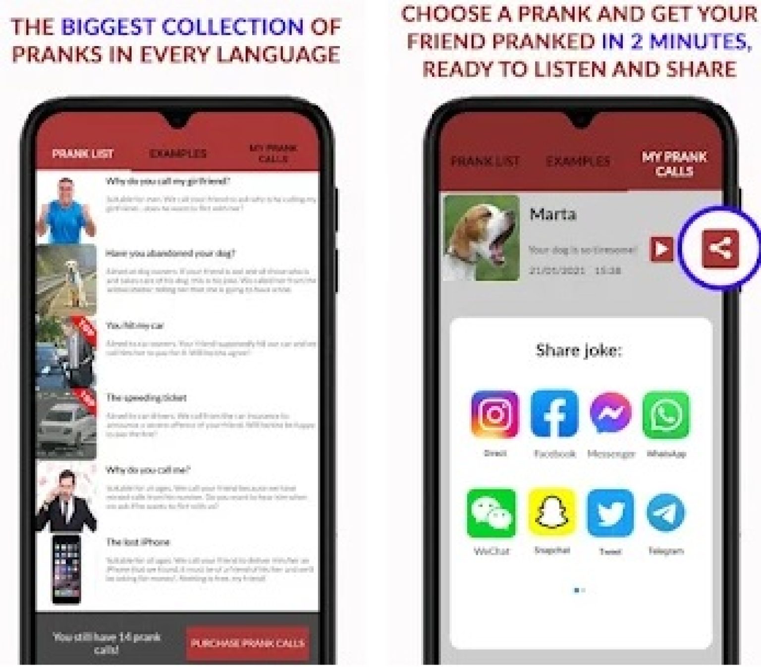 12 Free Prank Calling Apps for Android & iOS 2023 | Freeappsforme ...