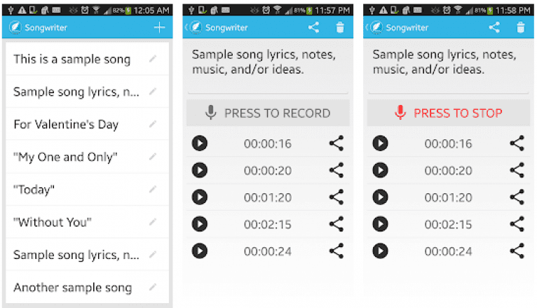 10 Best songwriting apps for Android & iOS | Freeappsforme - Free apps ...