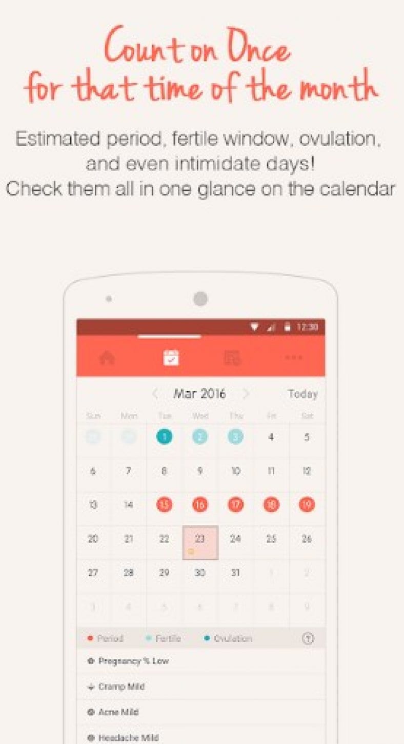 15 Best period tracking apps for Android & iOS | Freeappsforme - Free ...