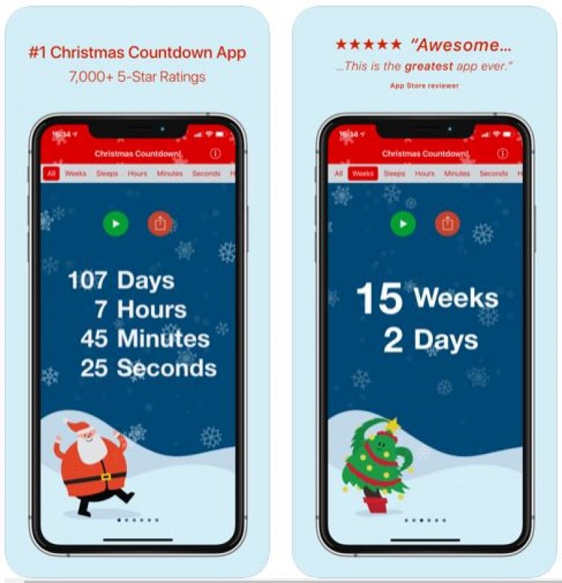 11 Best Christmas countdown apps for Android & iOS | Free apps for ...