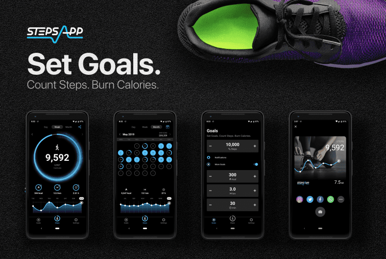 StepsApp Pedometer app review | Freeappsforme - Free apps for Android ...