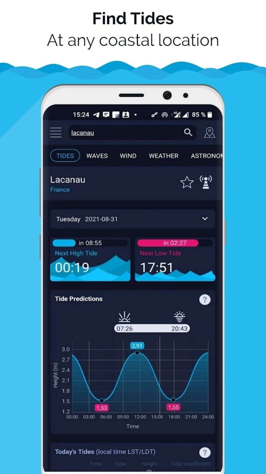 11 Best Apps for Tide Table Charts (Android & iOS) | Free apps for ...