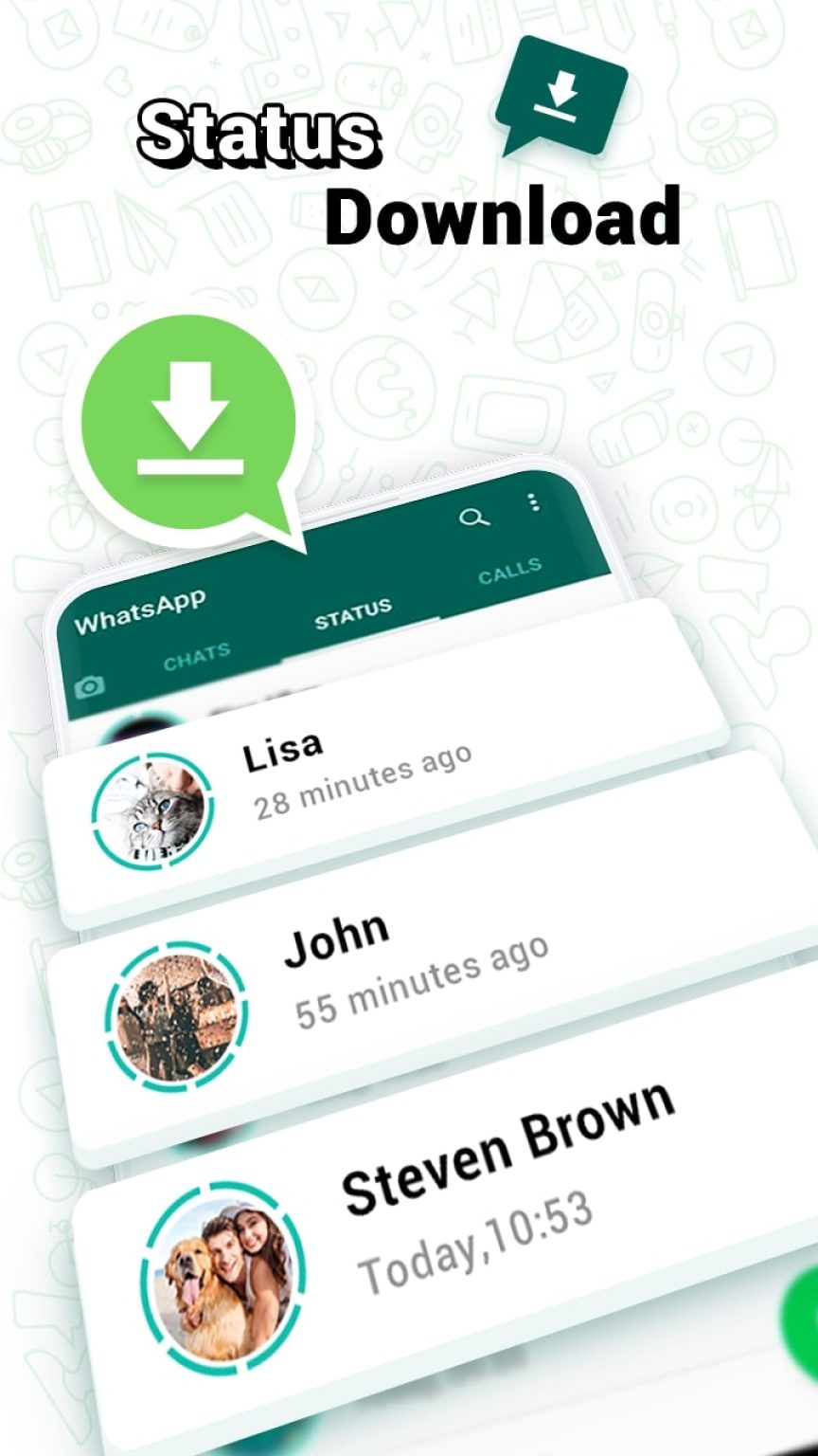 Top 10 apps to save Whatsapp status without screenshot | Free apps for ...