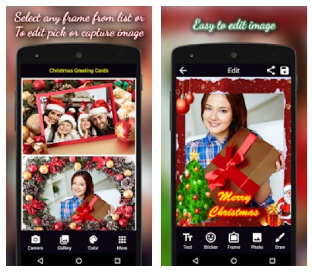 11 Best Christmas frame apps for Android & iOS | Free apps for Android ...