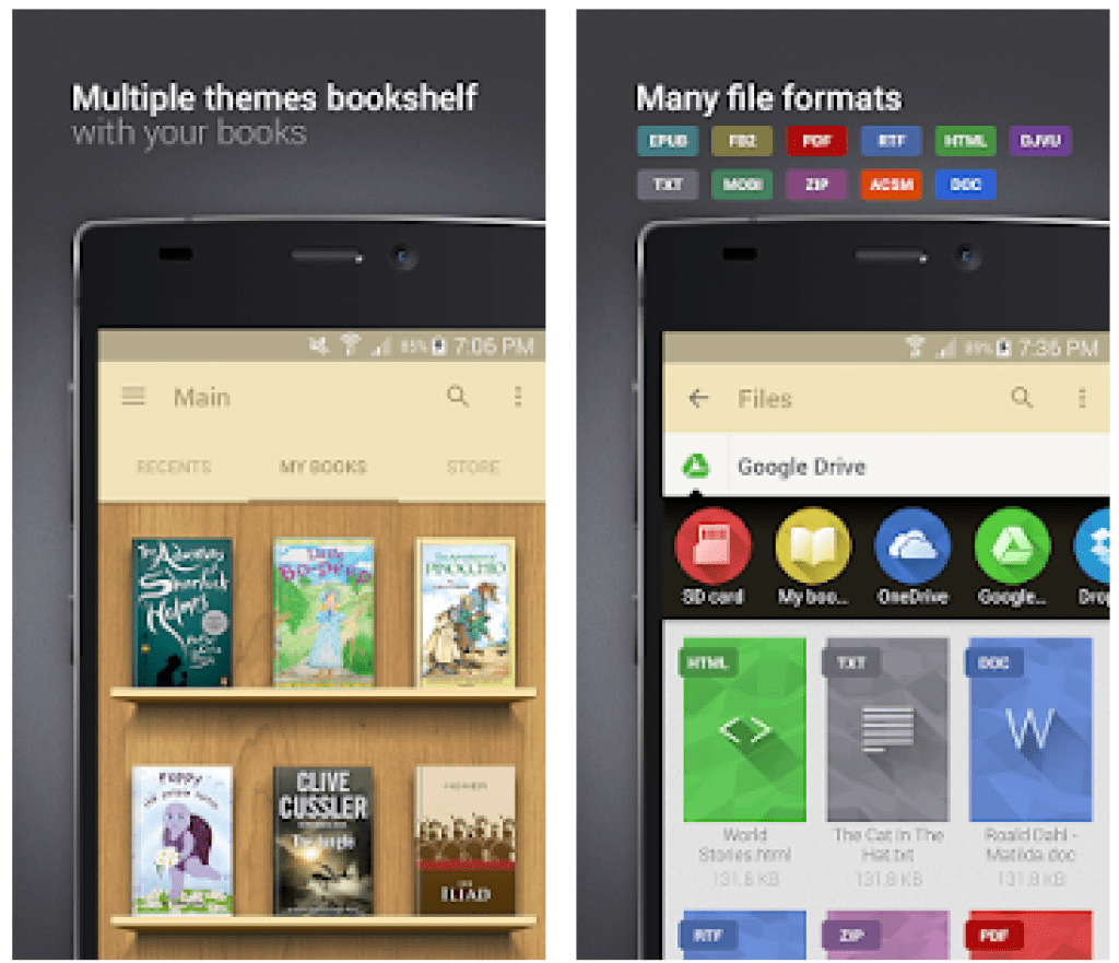 5 Best Android reader apps with dictionary | Free apps for Android and iOS