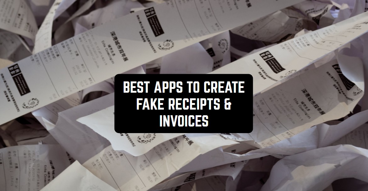 13 Best Apps to Create Fake Receipts & Invoices (Android & iOS ...
