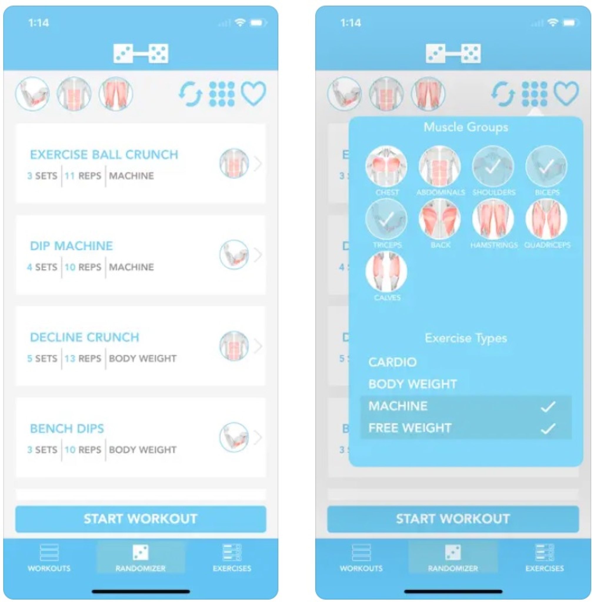 11 Best Random Workout Generator Apps for Android & iOS | Freeappsforme ...