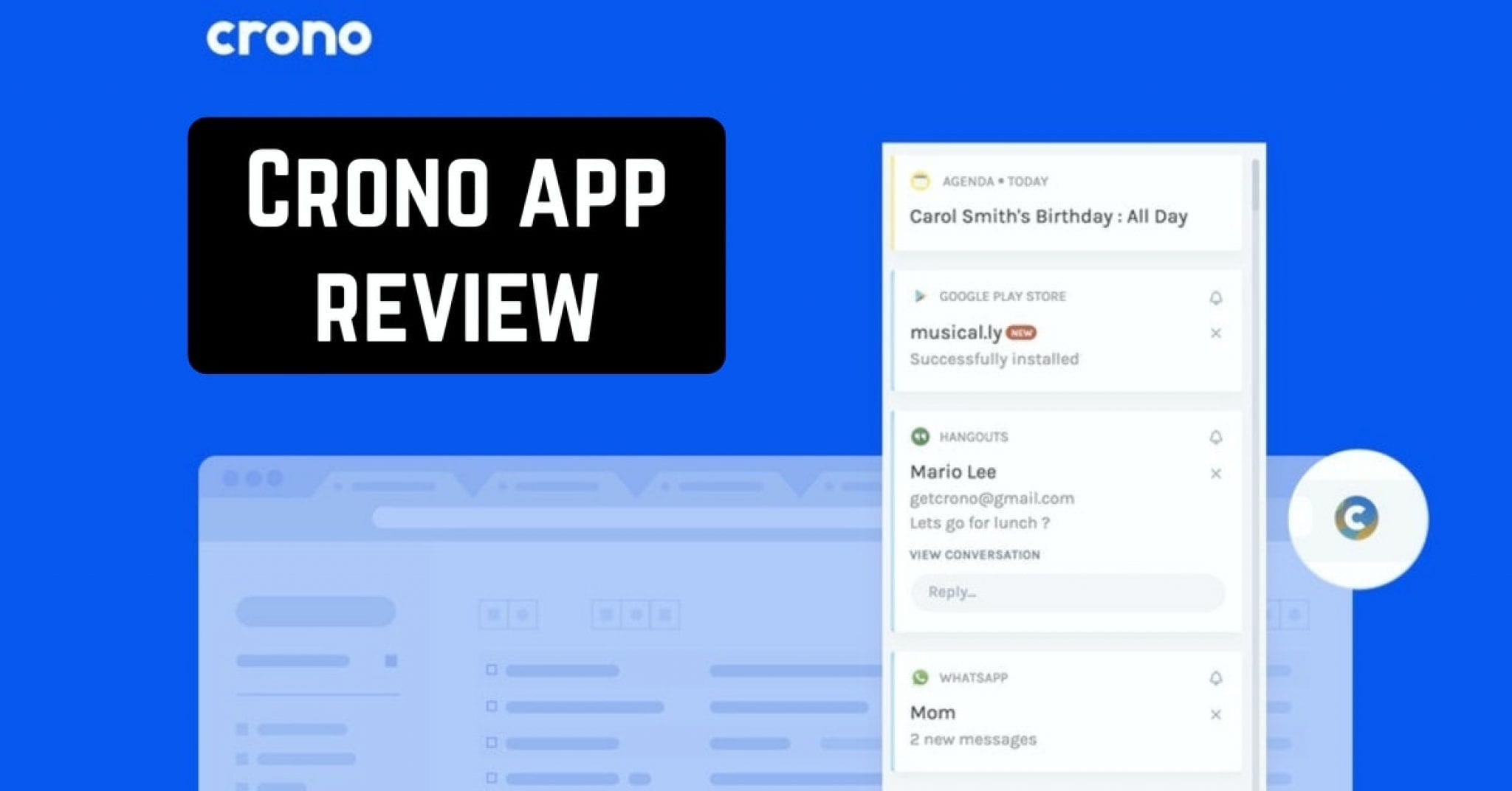 Crono app review | Freeappsforme - Free apps for Android and iOS