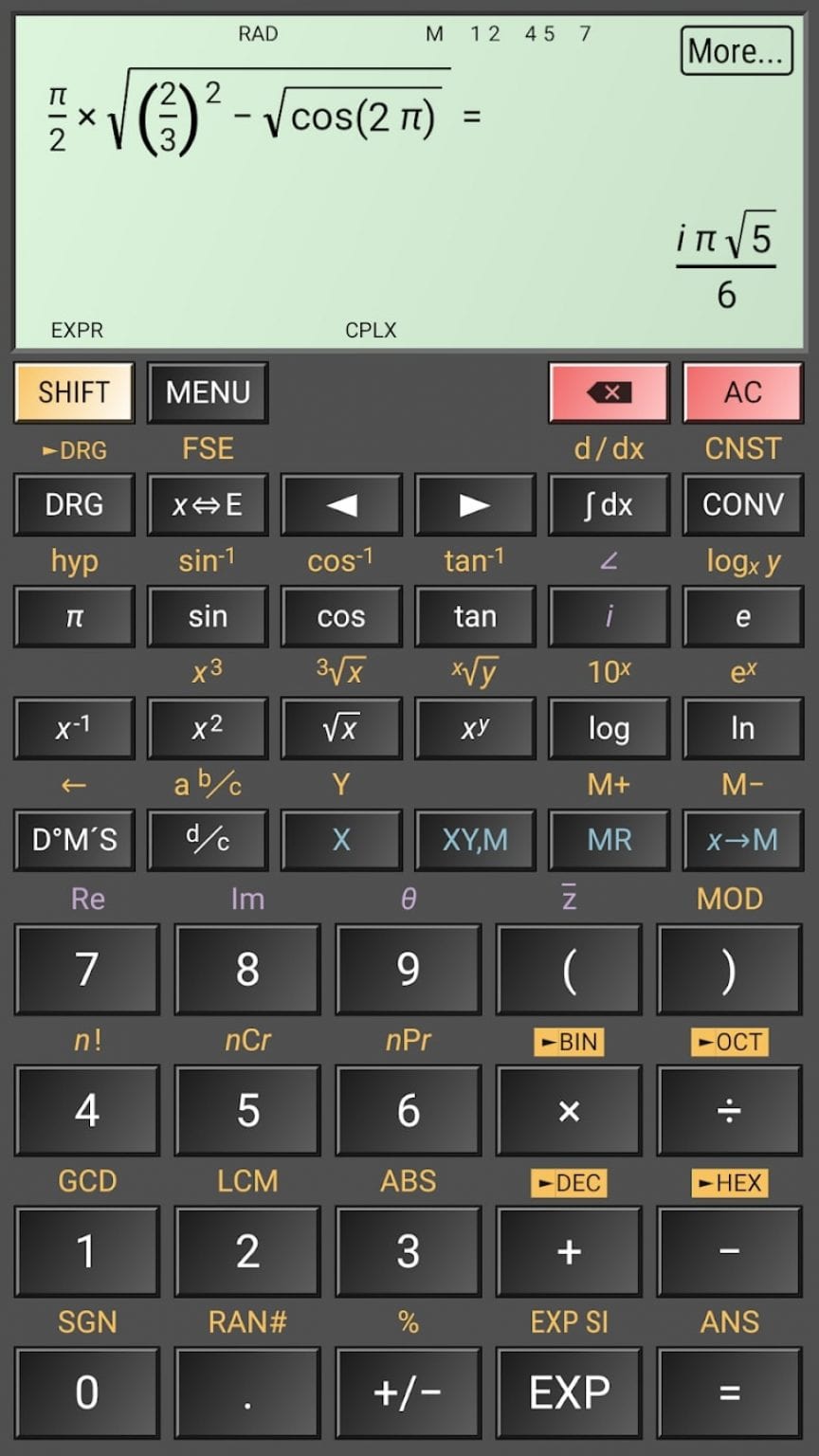 HiPER Scientific Calculator app review | Freeappsforme - Free apps for ...