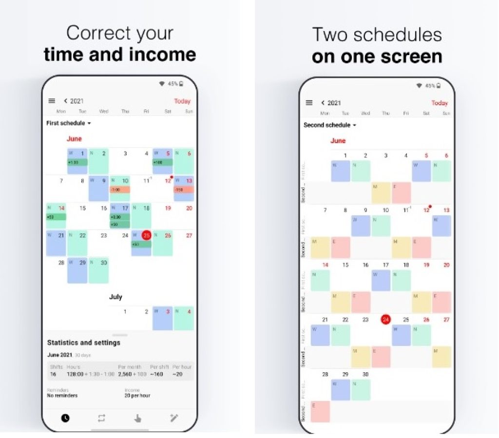 11 Free Shift Work Calendar Apps for Android & iOS | Freeappsforme ...