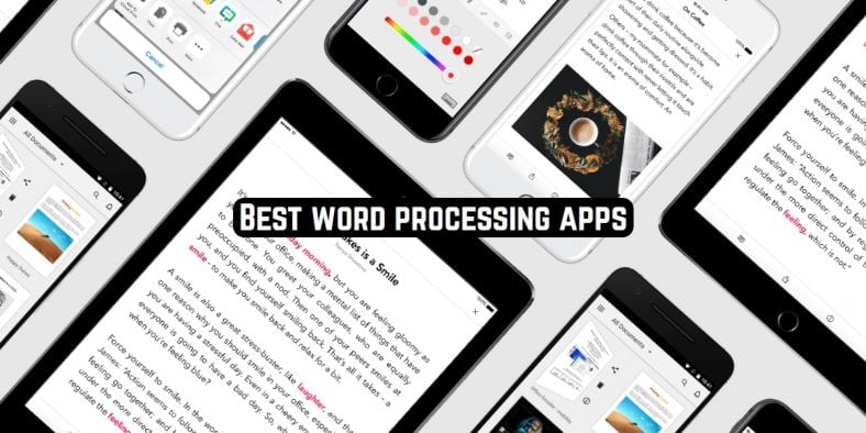 11 Best word processing apps for Android & iOS | Freeappsforme - Free ...