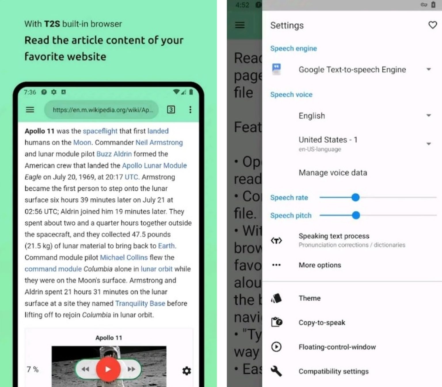 11 Best Apps that Read Articles for You (Android & iOS) | Freeappsforme ...