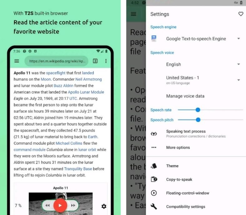 11 Best Apps that Read Articles for You (Android & iOS) | Freeappsforme ...