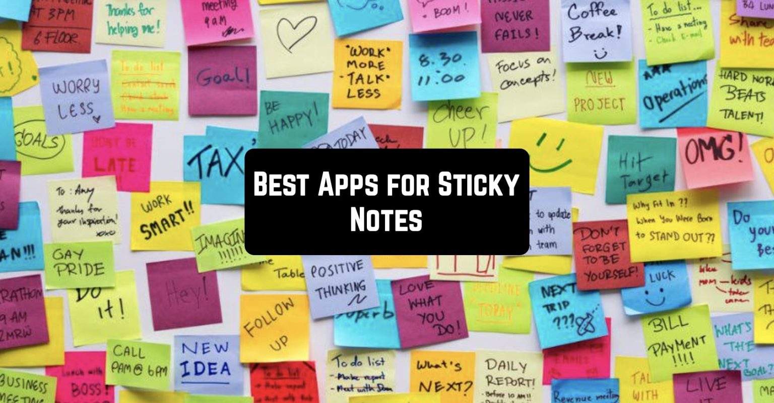 11 Best Apps for Sticky Notes for Android & iOS | Free apps for Android ...
