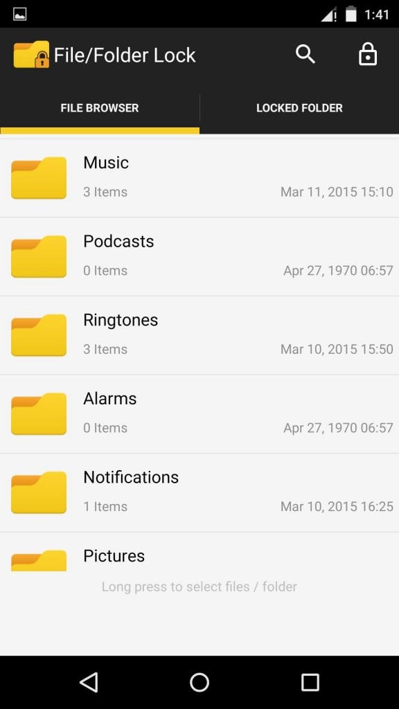 8 Free Folder Lock Apps for Android | Free apps for Android and iOS