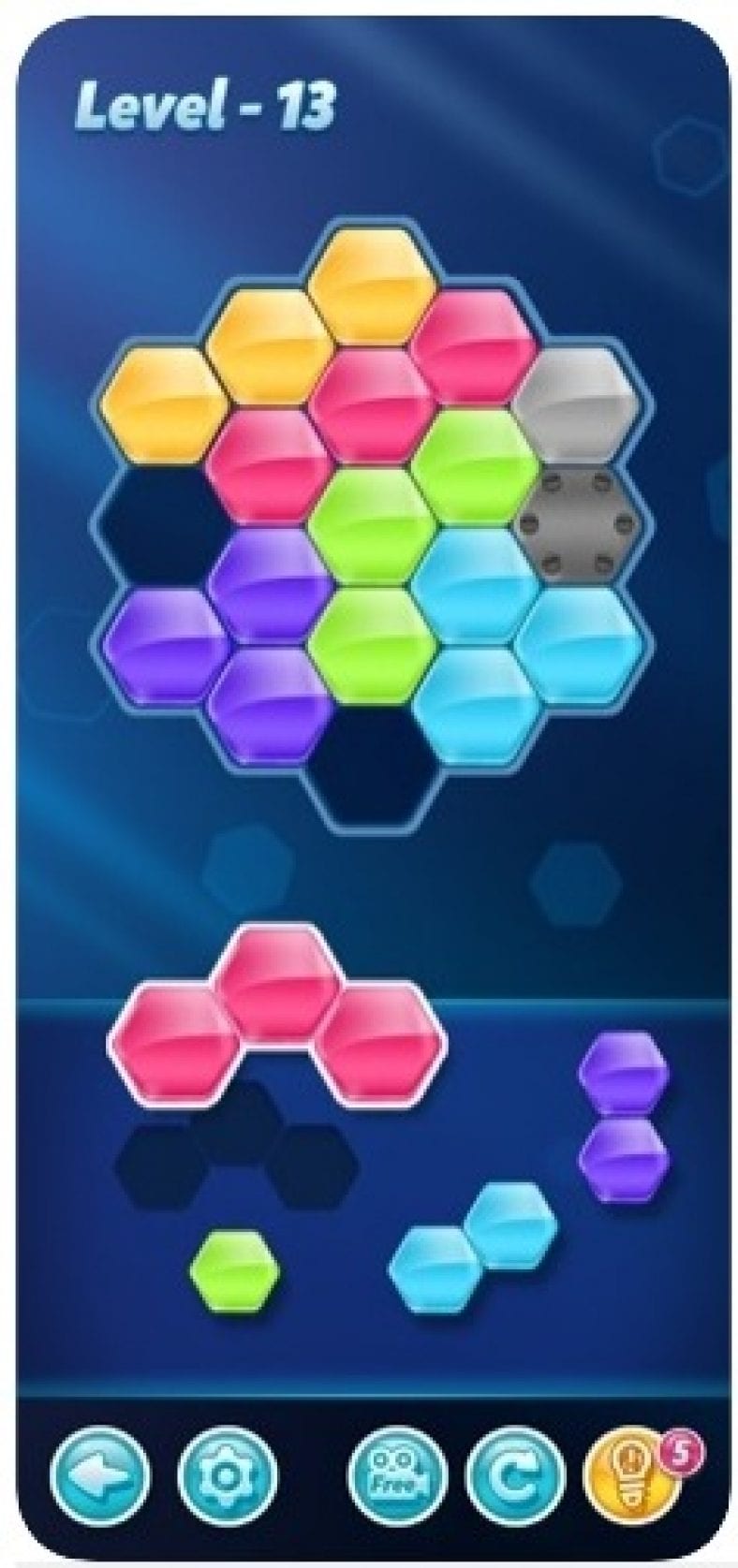 11 Free Hexagon Puzzle Games for Android & iOS | Free apps for Android ...