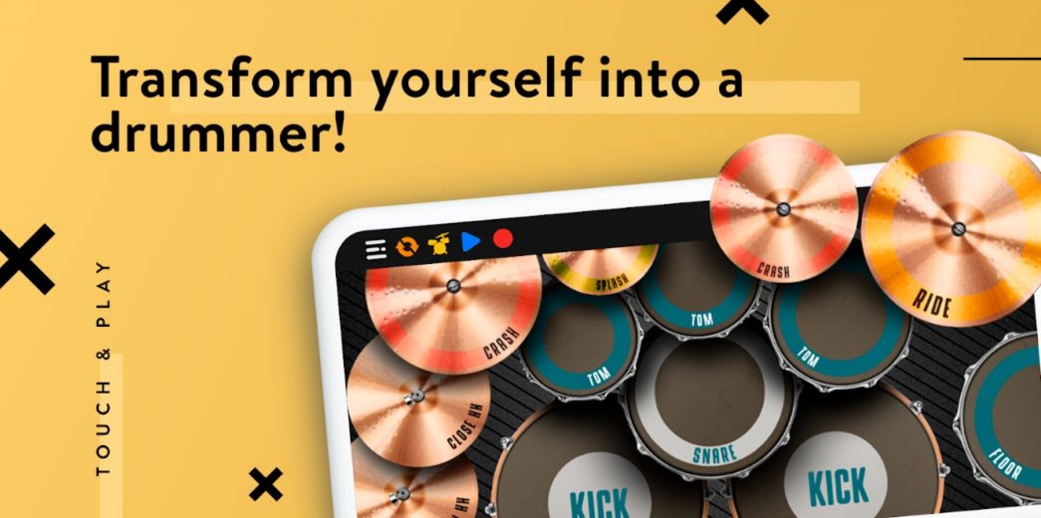 8 Cool Drums Simulator Apps for Android & iOS | Freeappsforme - Free ...