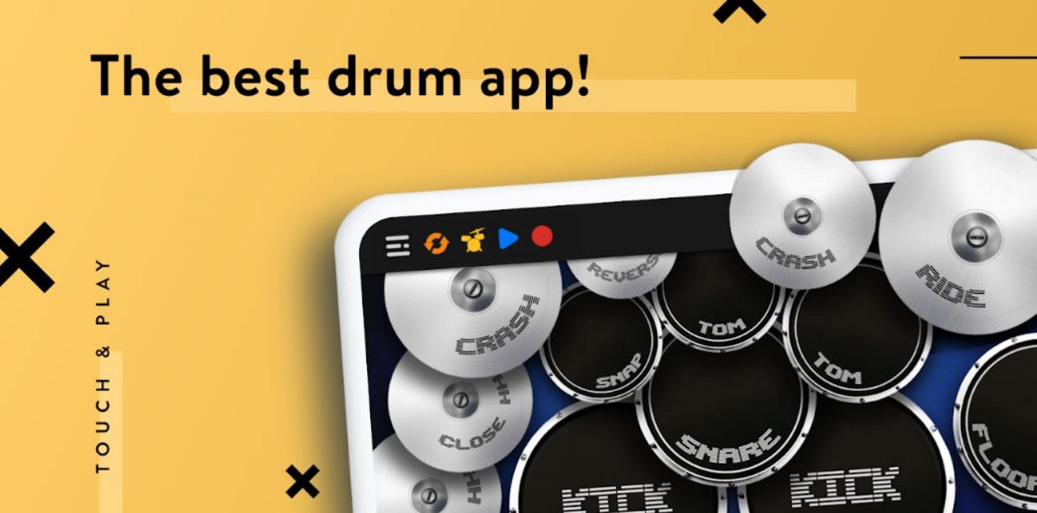 8 Cool Drums Simulator Apps for Android & iOS | Freeappsforme - Free ...