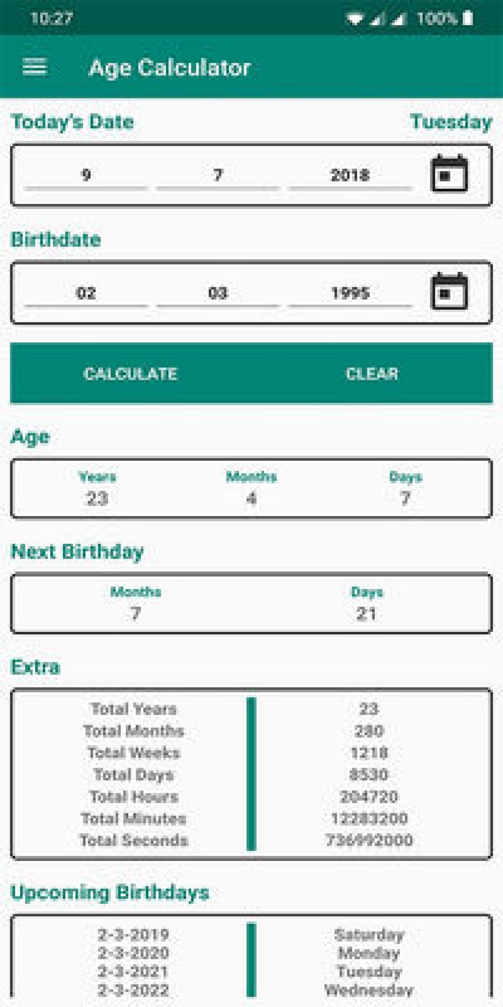 11 Best Age Calculator Apps for Android and iOS | Free apps for Android ...