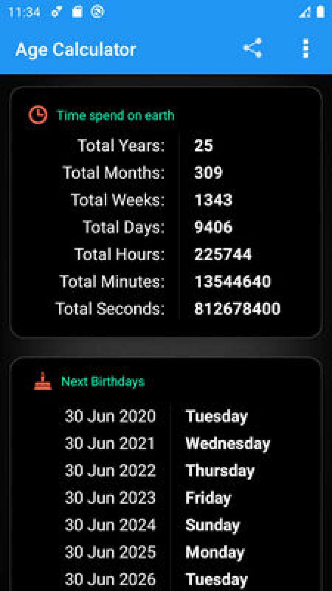 11 Best Age Calculator Apps for Android and iOS | Free apps for Android ...
