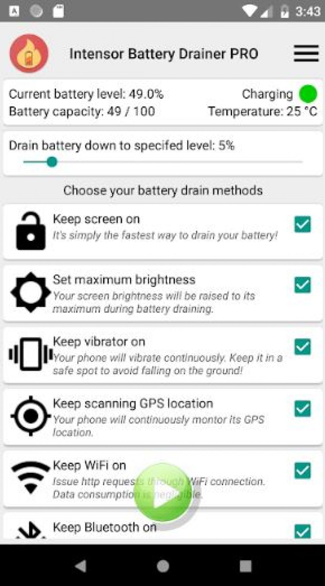 5 Best Battery Drainer Apps for Android | Free apps for Android and iOS