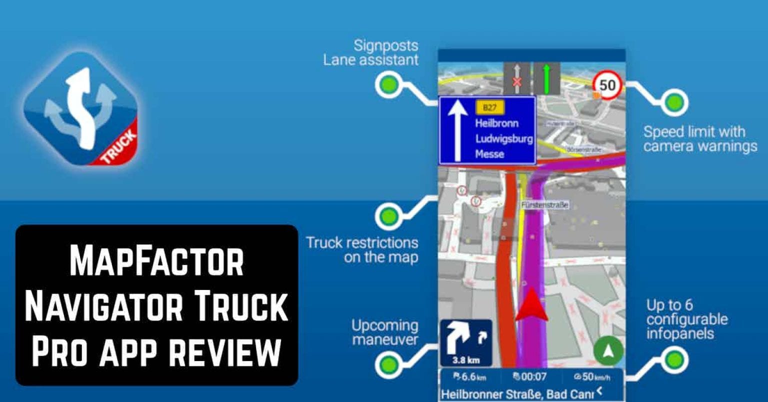 MapFactor Navigator Truck Pro app review | Freeappsforme - Free apps ...