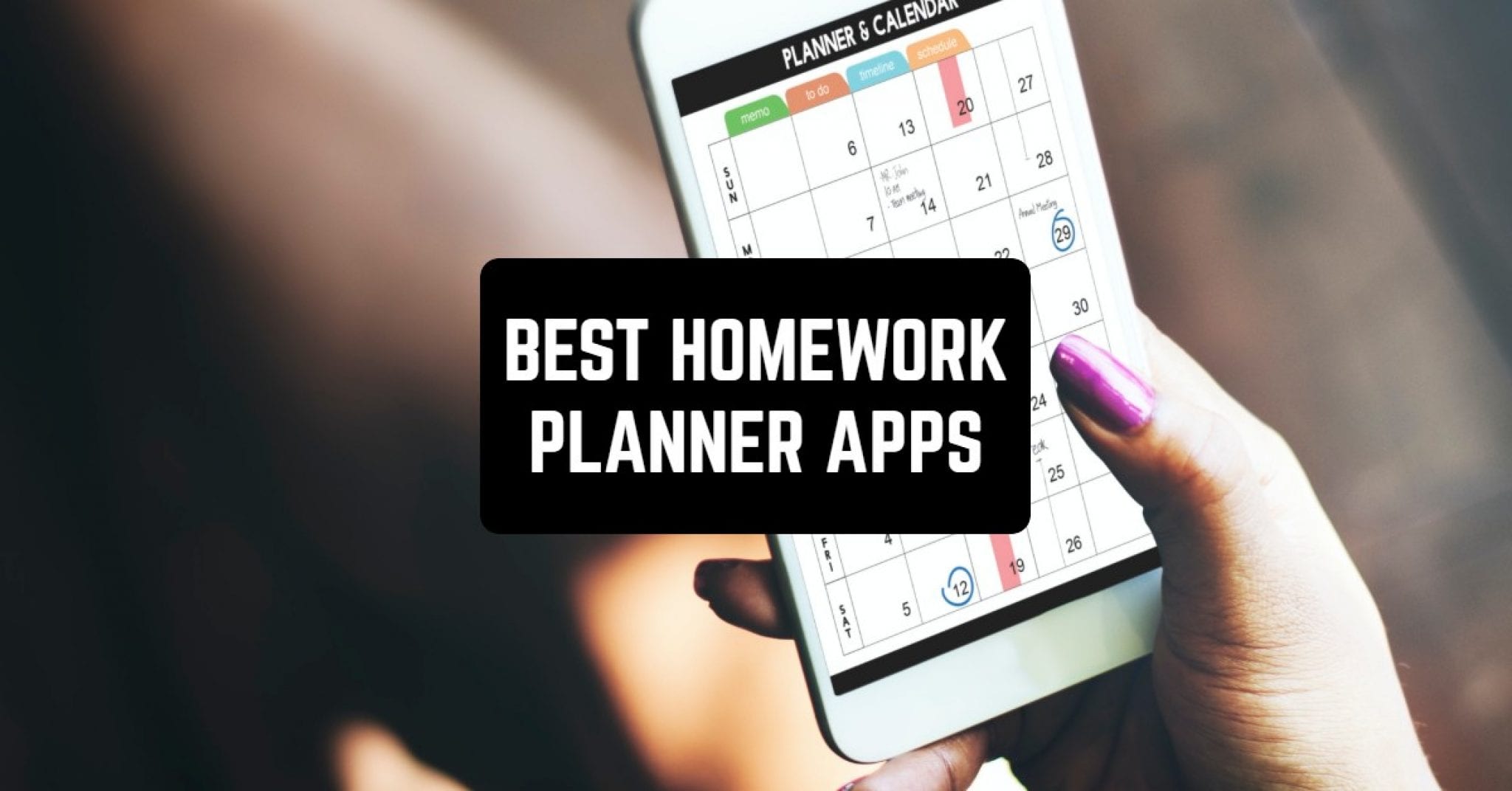11 Best Homework Planner Apps for Android & iOS | Freeappsforme - Free ...