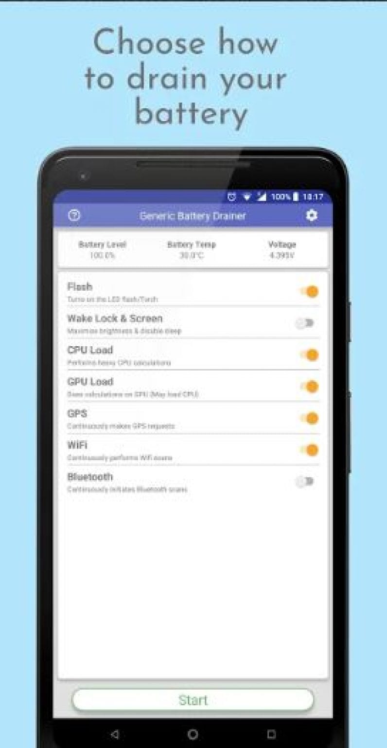 5 Best Battery Drainer Apps for Android | Free apps for Android and iOS