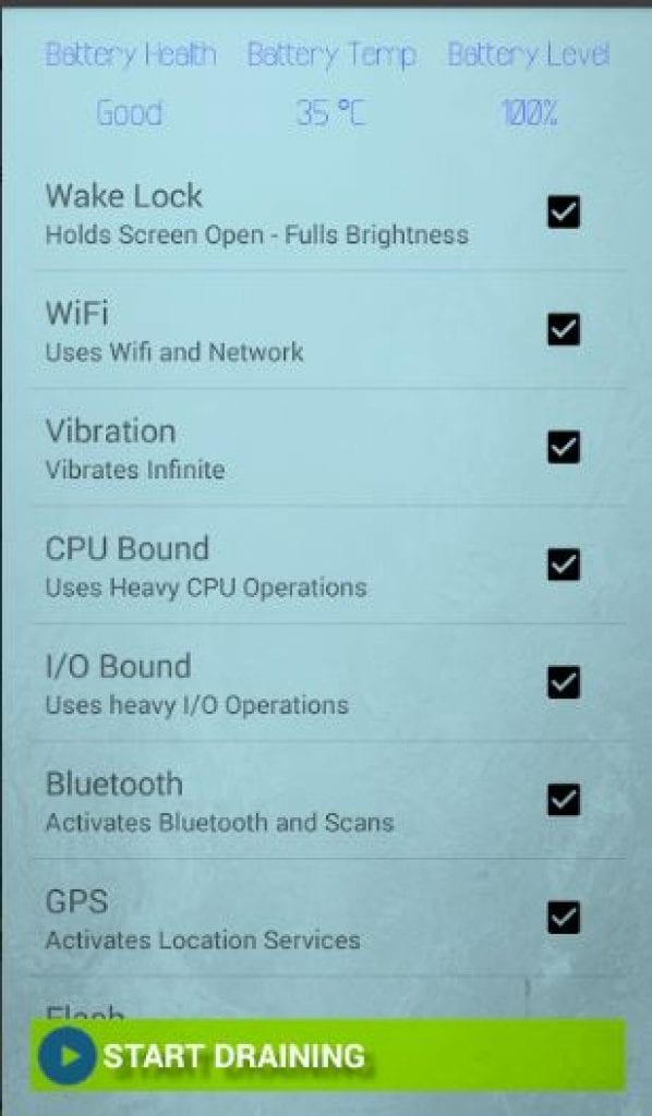 5 Best Battery Drainer Apps for Android | Free apps for Android and iOS
