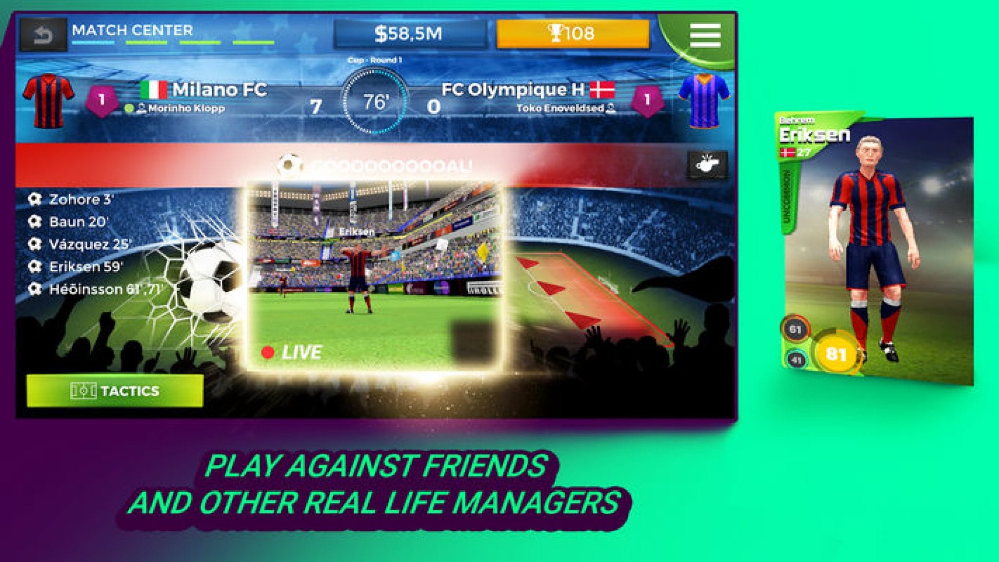 11 Free Football Manager Games for Android & iOS | Free apps for ...
