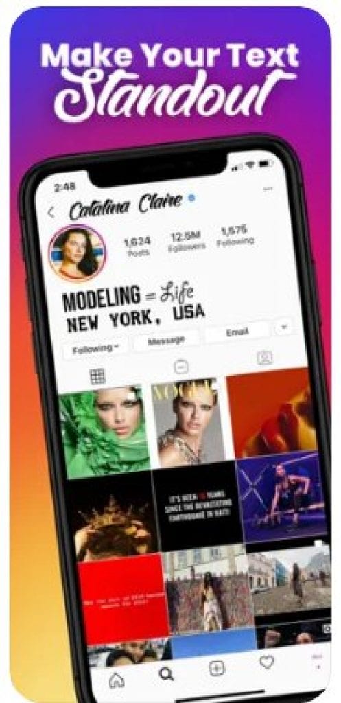 11 Free Fonts for Instagram Apps (Android & iOS) | Free apps for ...