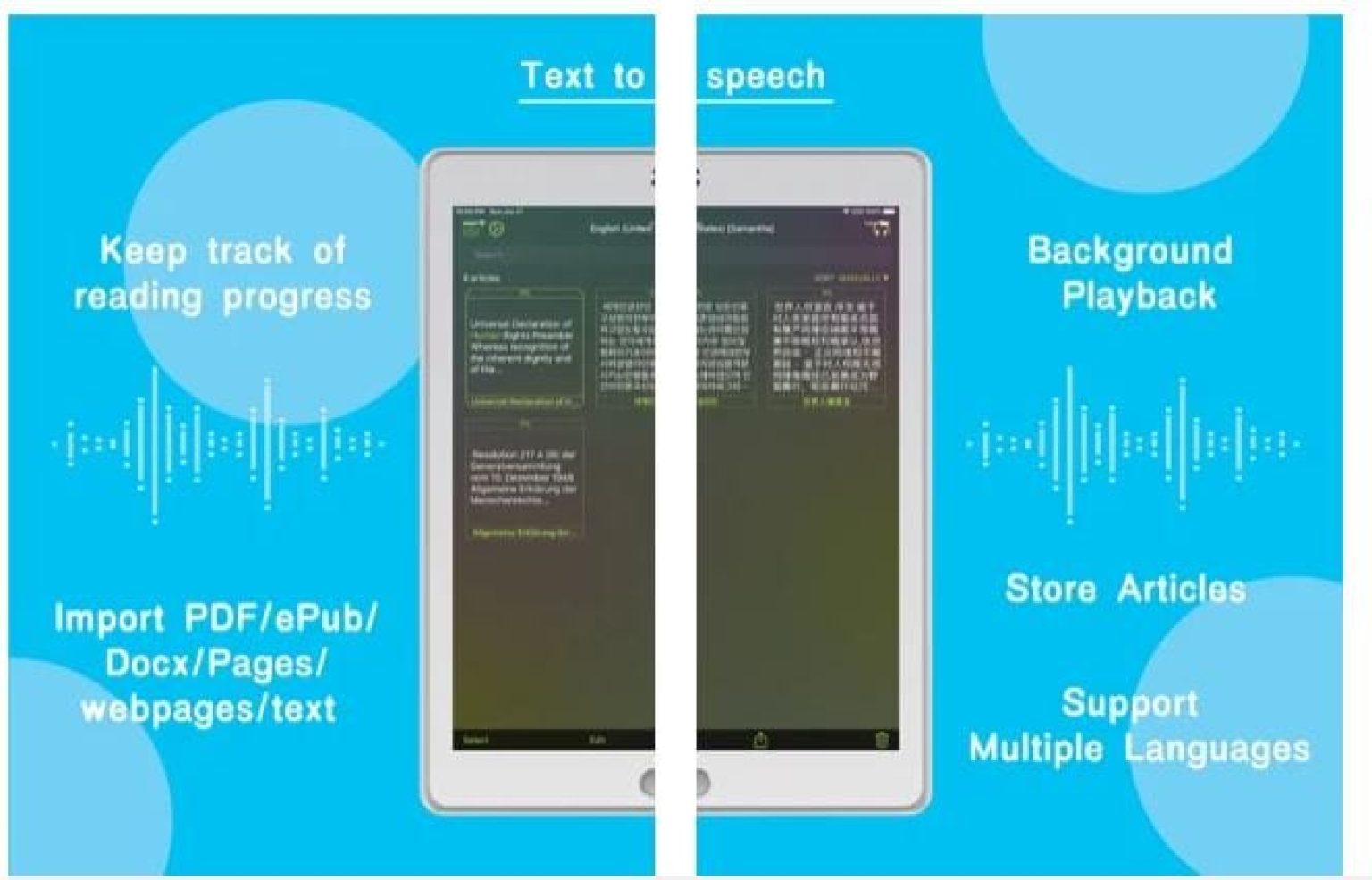 6 Free PDF Audio Reader Apps for Android & iOS | Free apps for Android ...