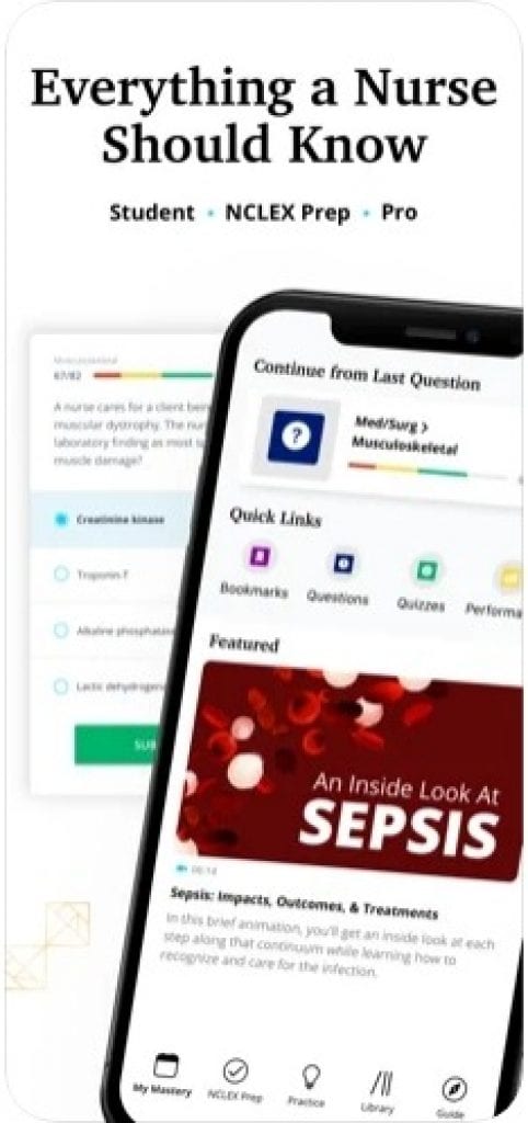 9 Best Apps for Reviewing NCLEX on Android & iOS | Free apps for ...