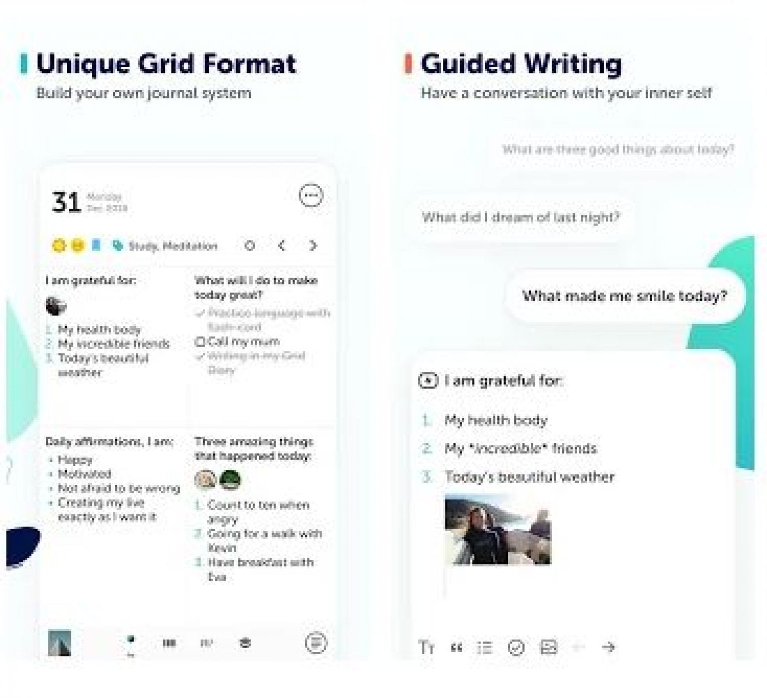 Grid Diary – Journal, Planner App Review | Freeappsforme - Free apps ...