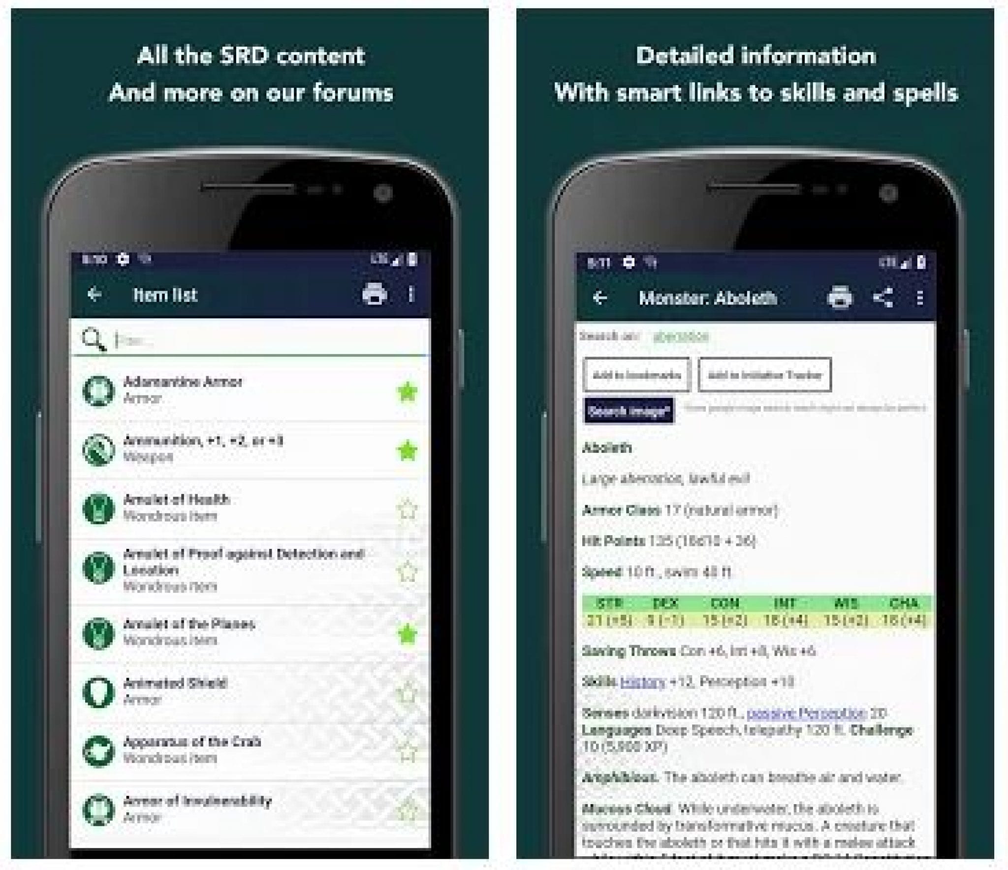 Complete Reference for DnD 5 App Review | Freeappsforme - Free apps for ...