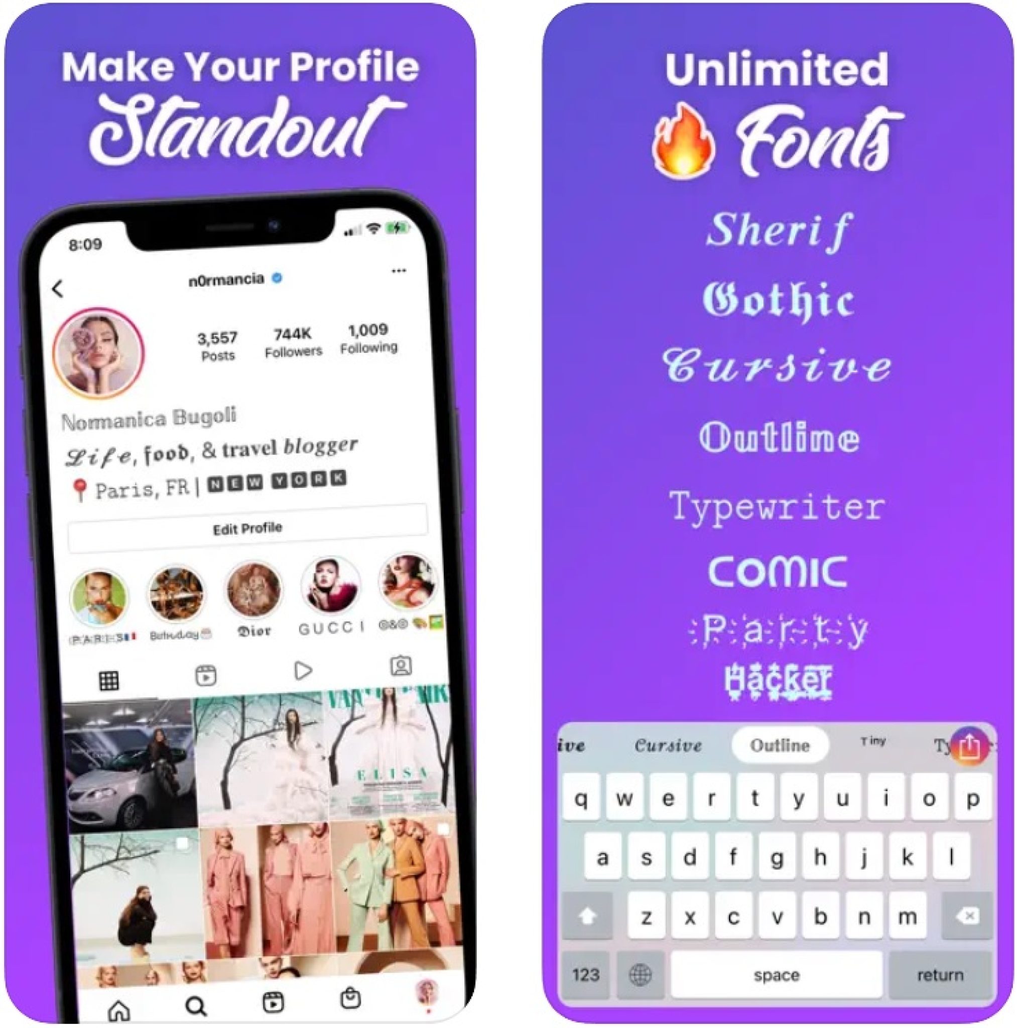 11 Free Fonts for Instagram Apps (Android & iOS) | Freeappsforme - Free ...