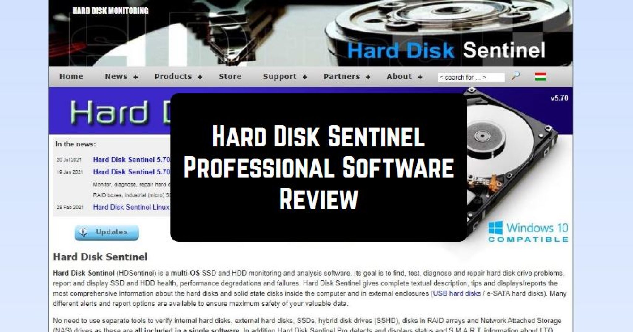 Hard Disk Sentinel Professional Software Review | Freeappsforme - Free ...