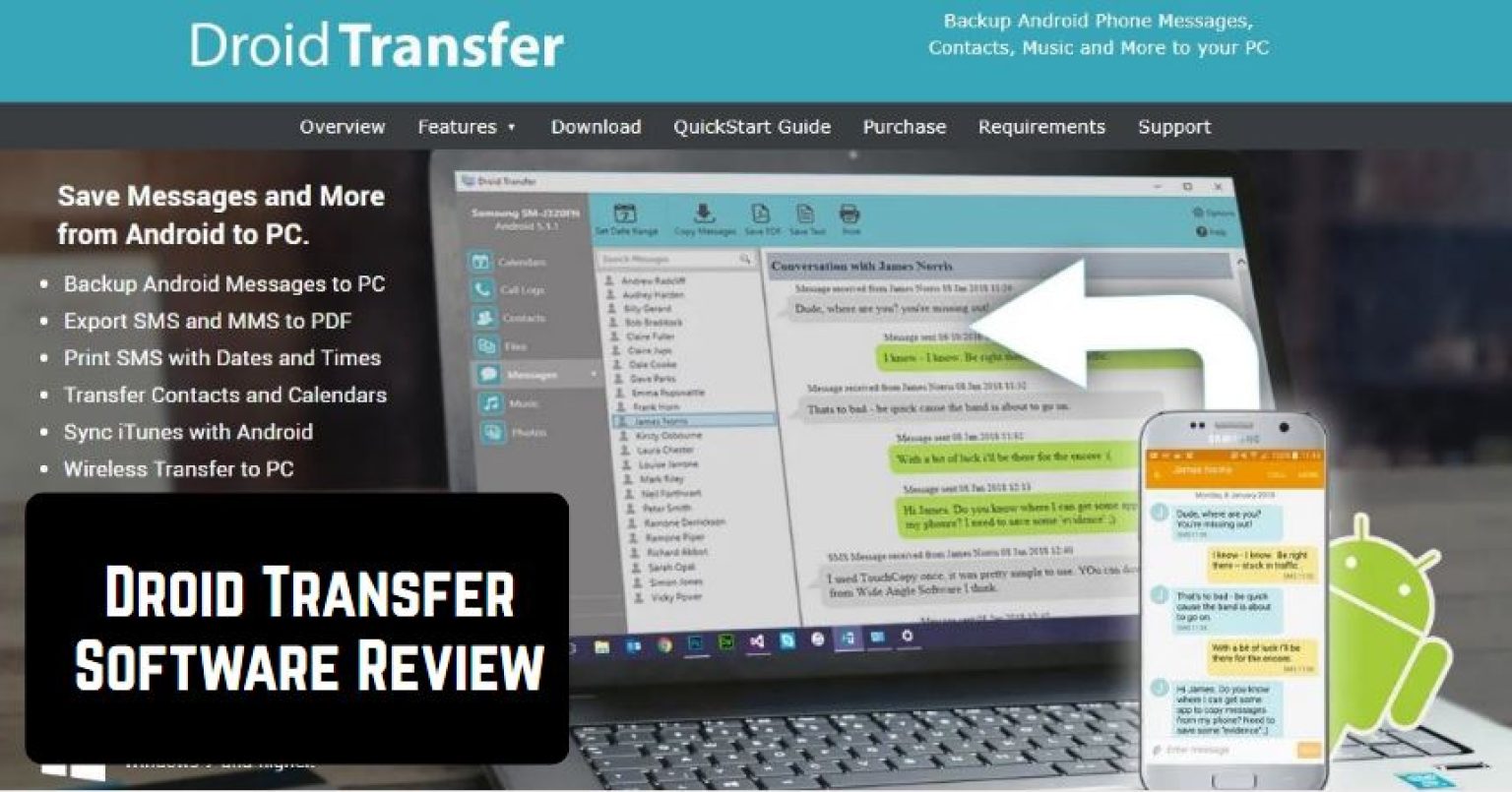 Droid Transfer Software Review | Freeappsforme - Free apps for Android ...