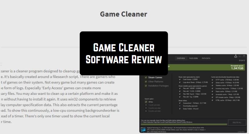 Game Cleaner Software Review | Freeappsforme - Free apps for Android ...