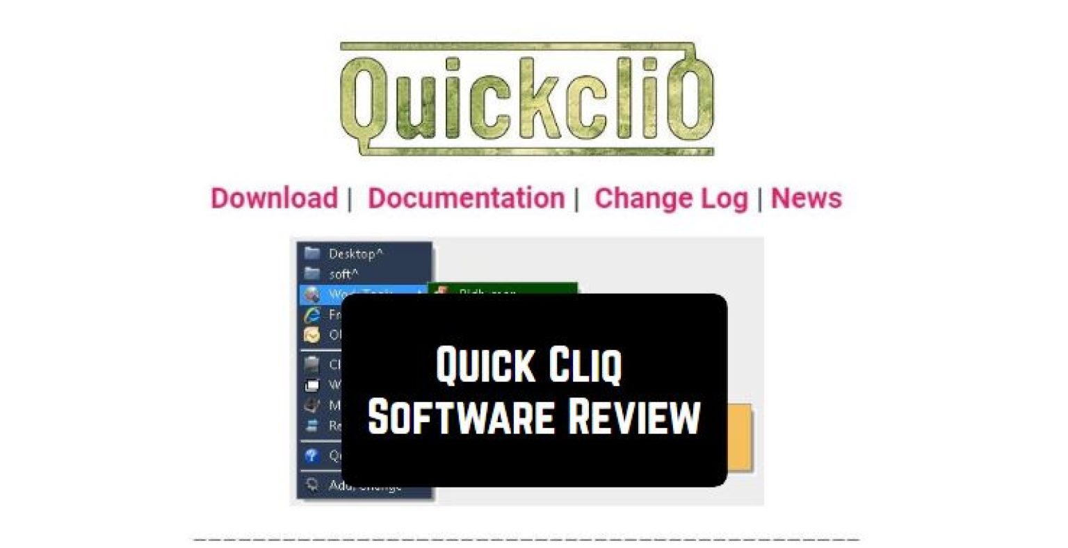Quick Cliq Software Review | Freeappsforme - Free apps for Android and iOS