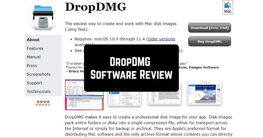 DropDMG Software Review | Freeappsforme - Free apps for Android and iOS