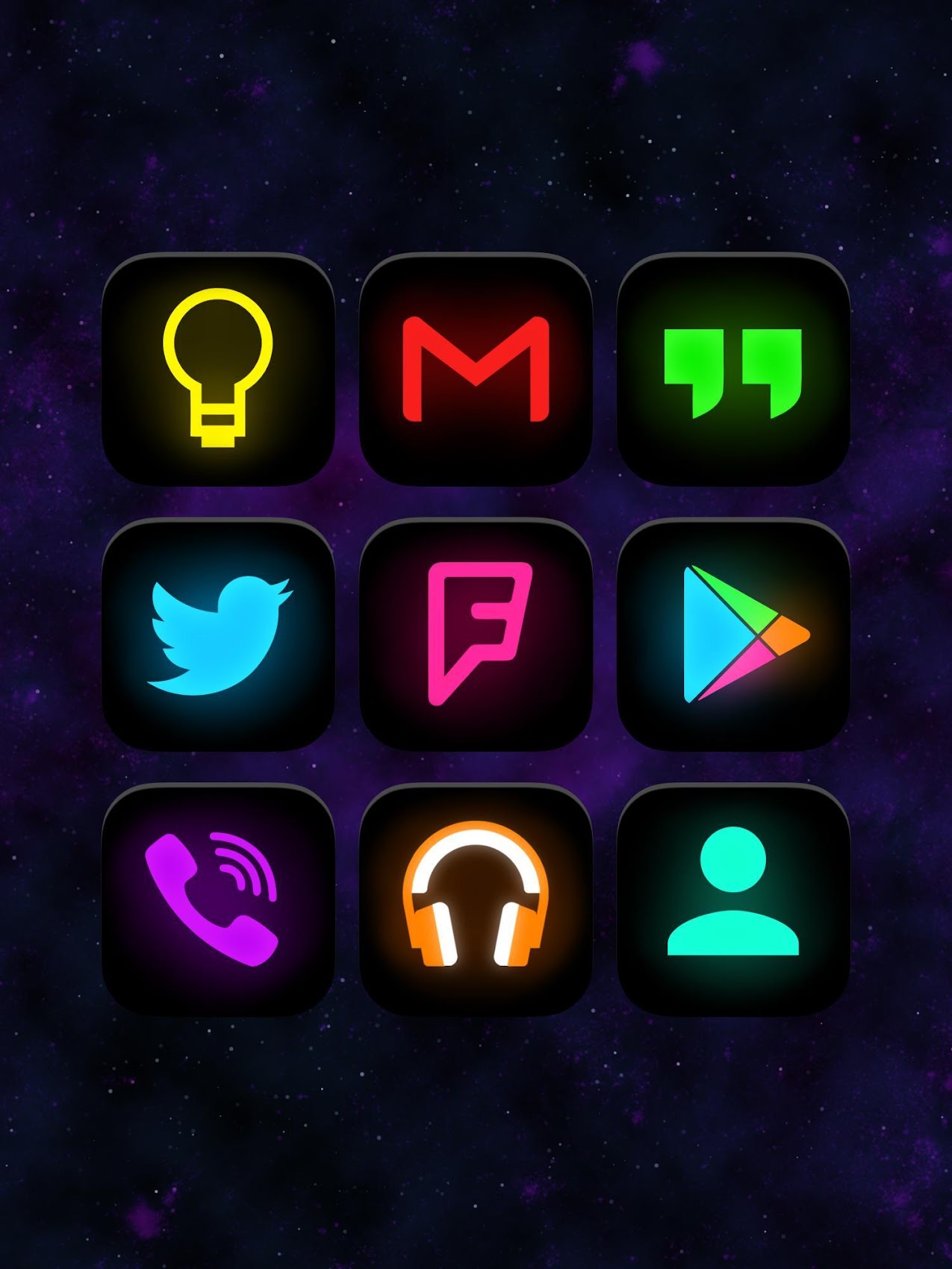 Neon App Icons! How to Make Them on Android? | Freeappsforme - Free ...